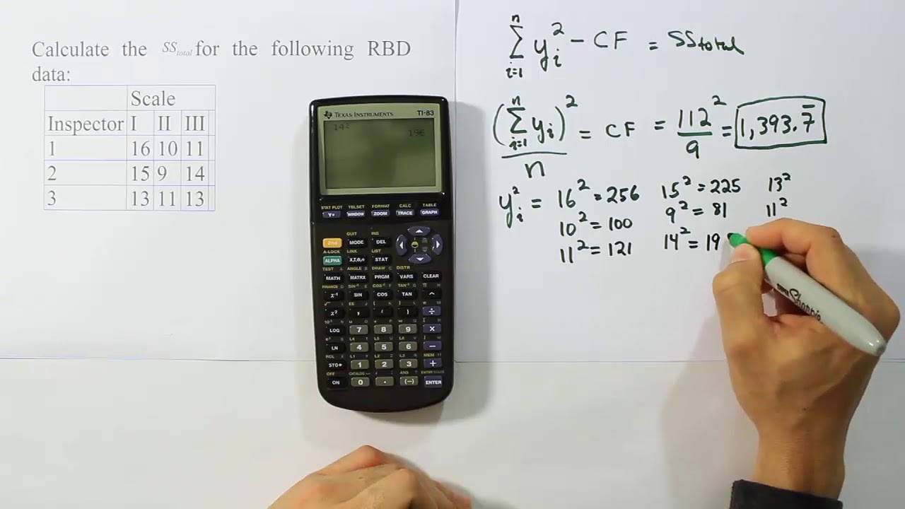 ANOVA RBD, problem 4 - YouTube
