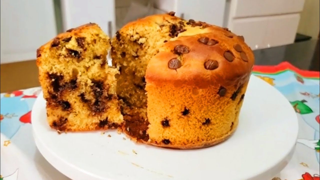 Como Fazer o Melhor Chocotone Caseiro Sem Sovar Massa/Fácil - YouTube