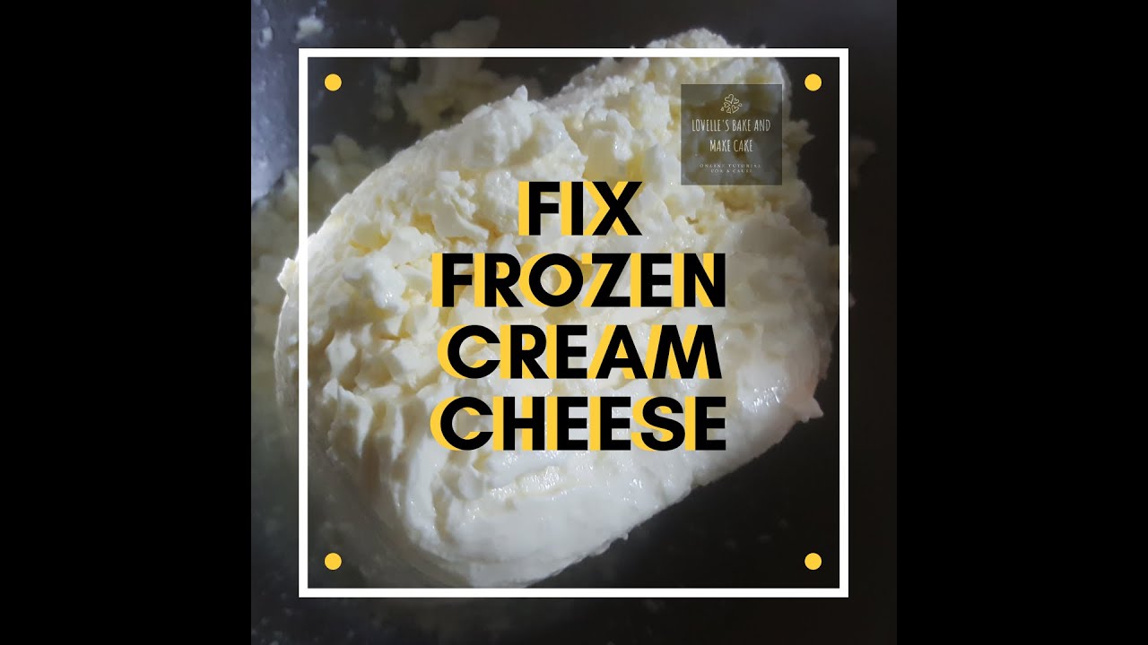 Fix Frozen Cream Cheese Problem | Fixing problem #39 - YouTube