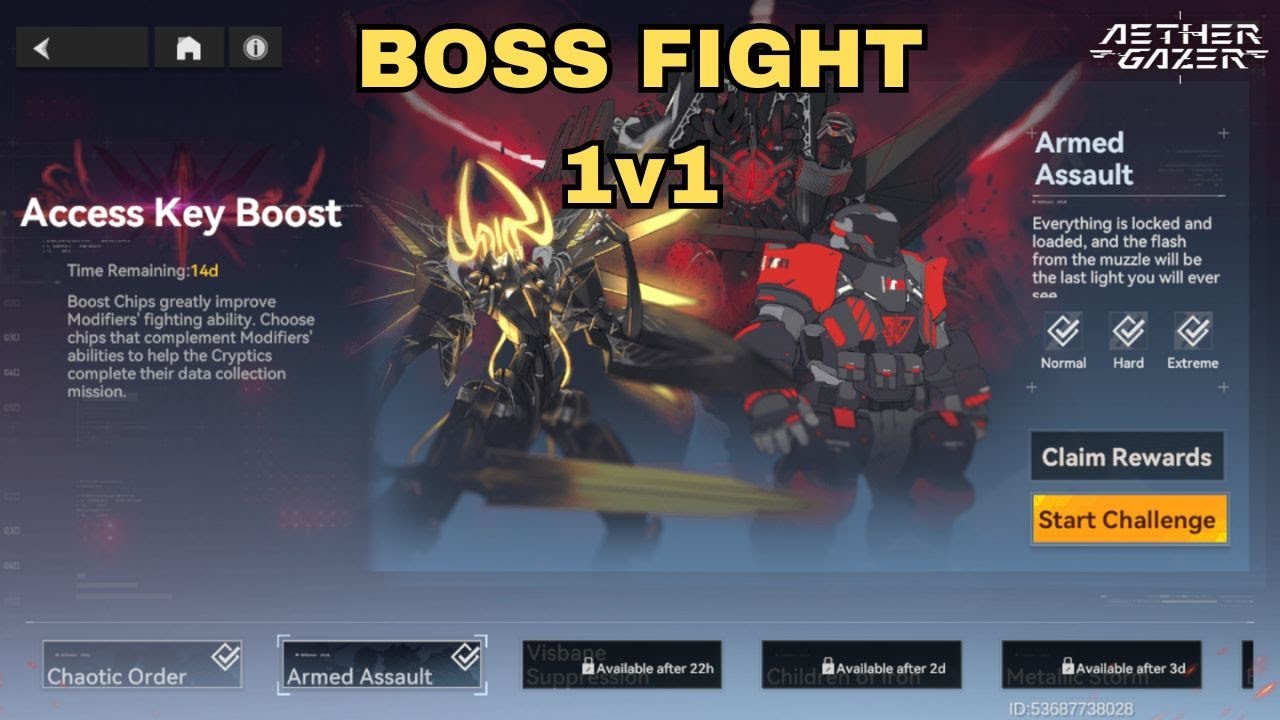 [Aether Gazer] Flame of Night: Access Key Boost - Armed Assault - YouTube