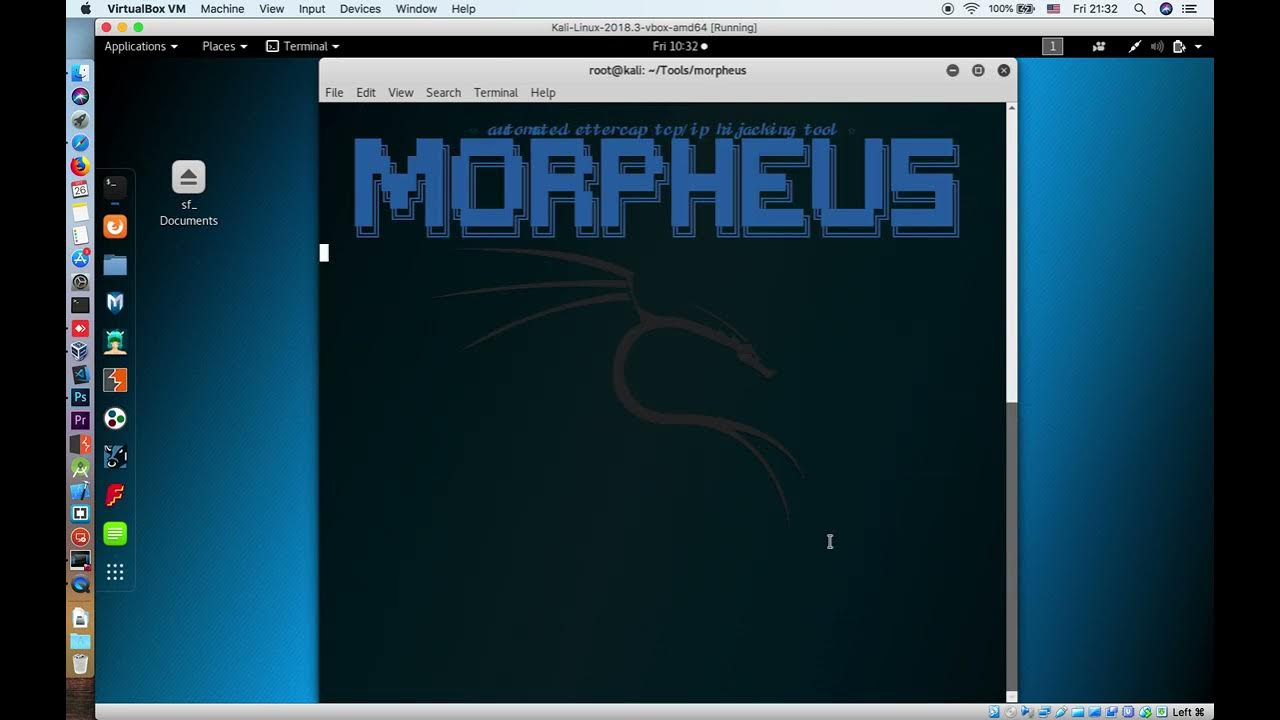 Morpheus - Automated Ettercap TCP IP Hijacking Tool - YouTube