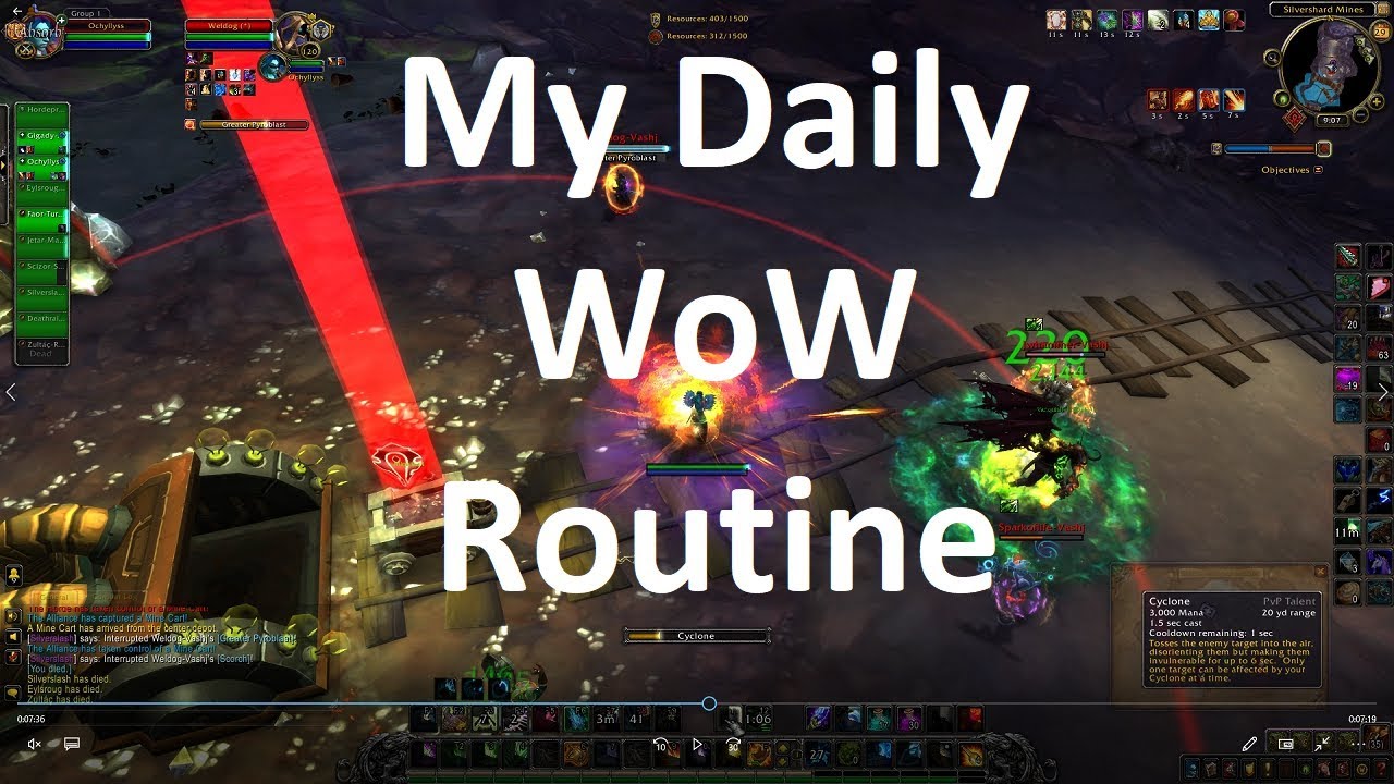 My Daily WoW Routine - YouTube