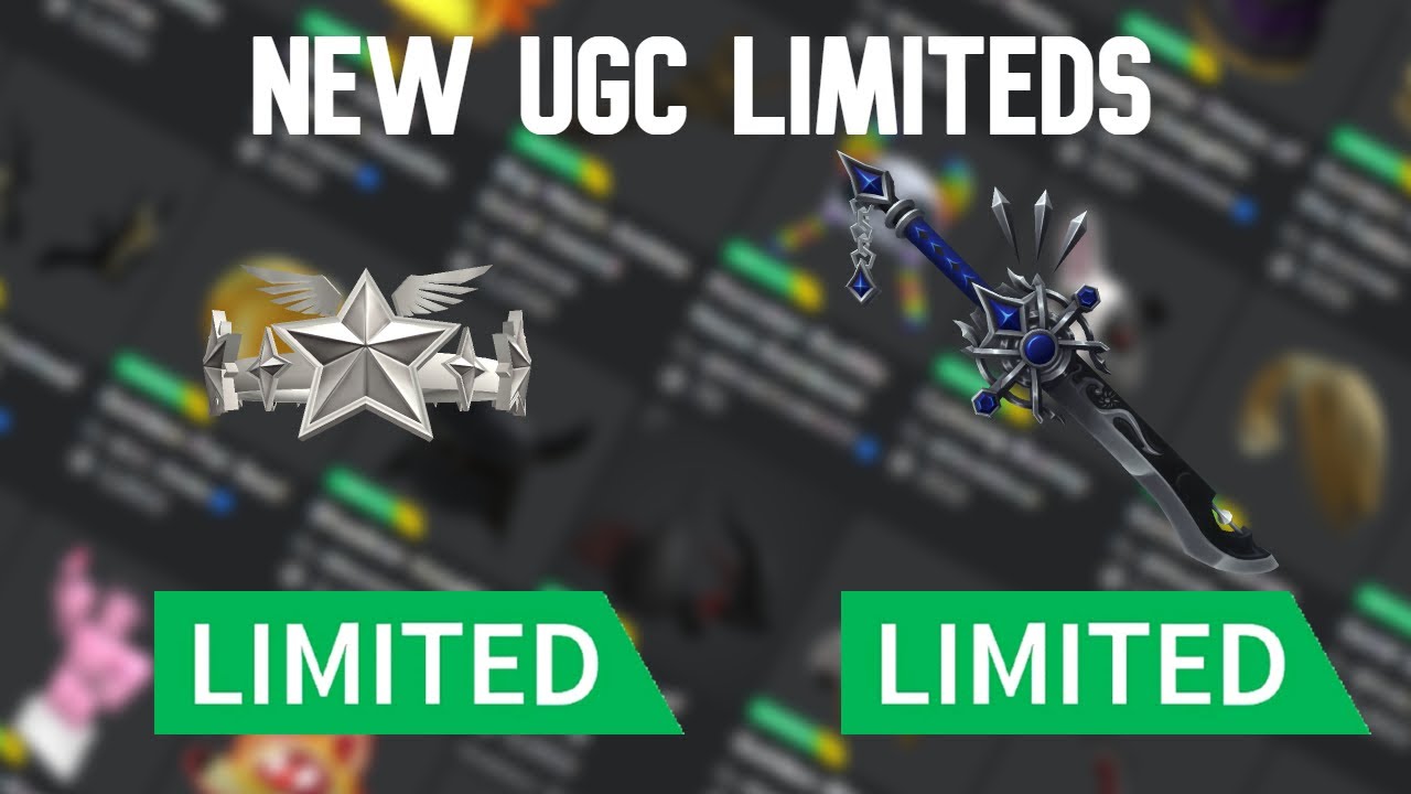 NEW UGC LIMITEDS IN ROBLOX! - YouTube