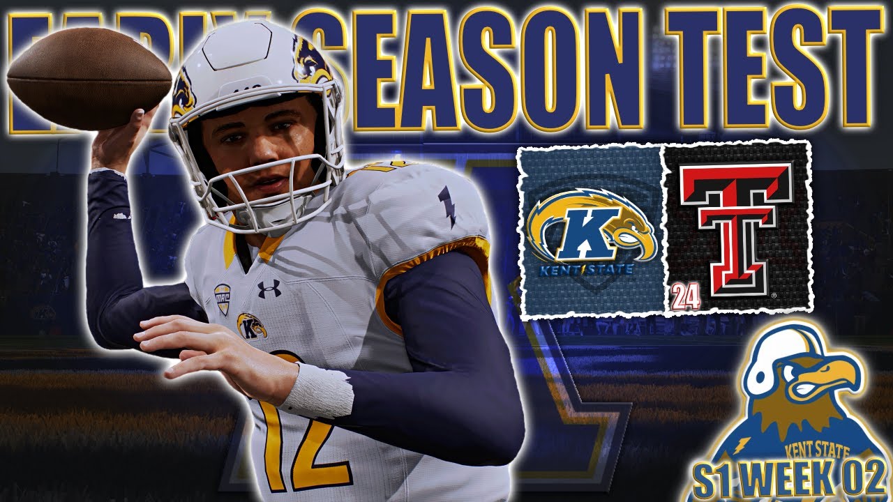 Early Season Test! Road Trip vs No. 24 Texas Tech | College Football 26 ...