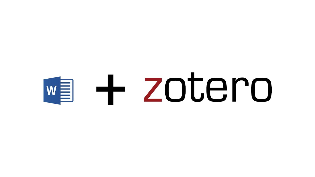 Zotero Word YouTube zotero-word-youtube