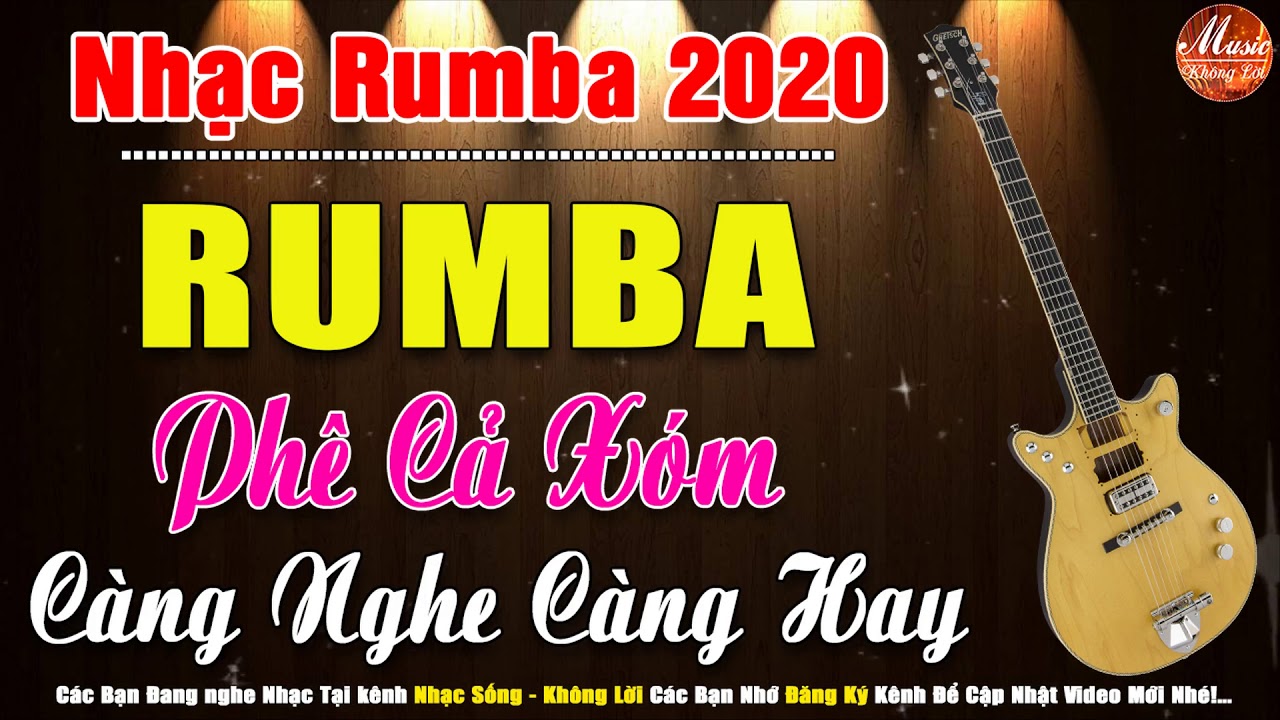 Chuẩn Mực Nhạc Sống Rumba Không Lời | Liên Khúc Hòa Tấu Guitar Hải ...