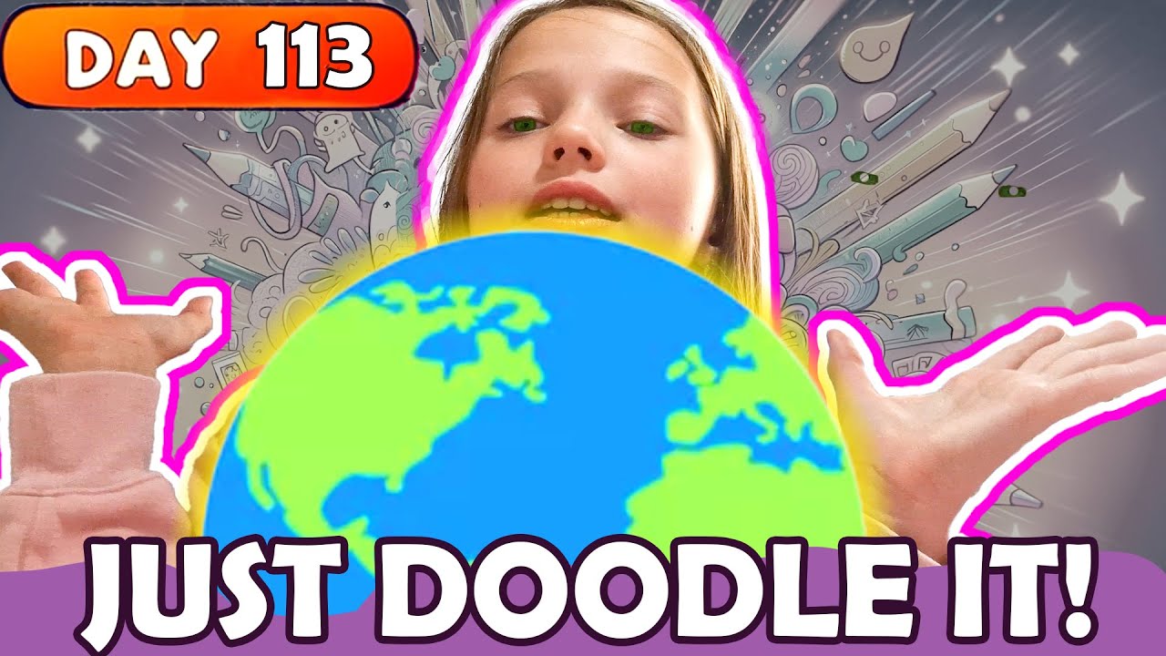 The Earth, One Day One Doodle, day 113, How to doodle the Earth - YouTube