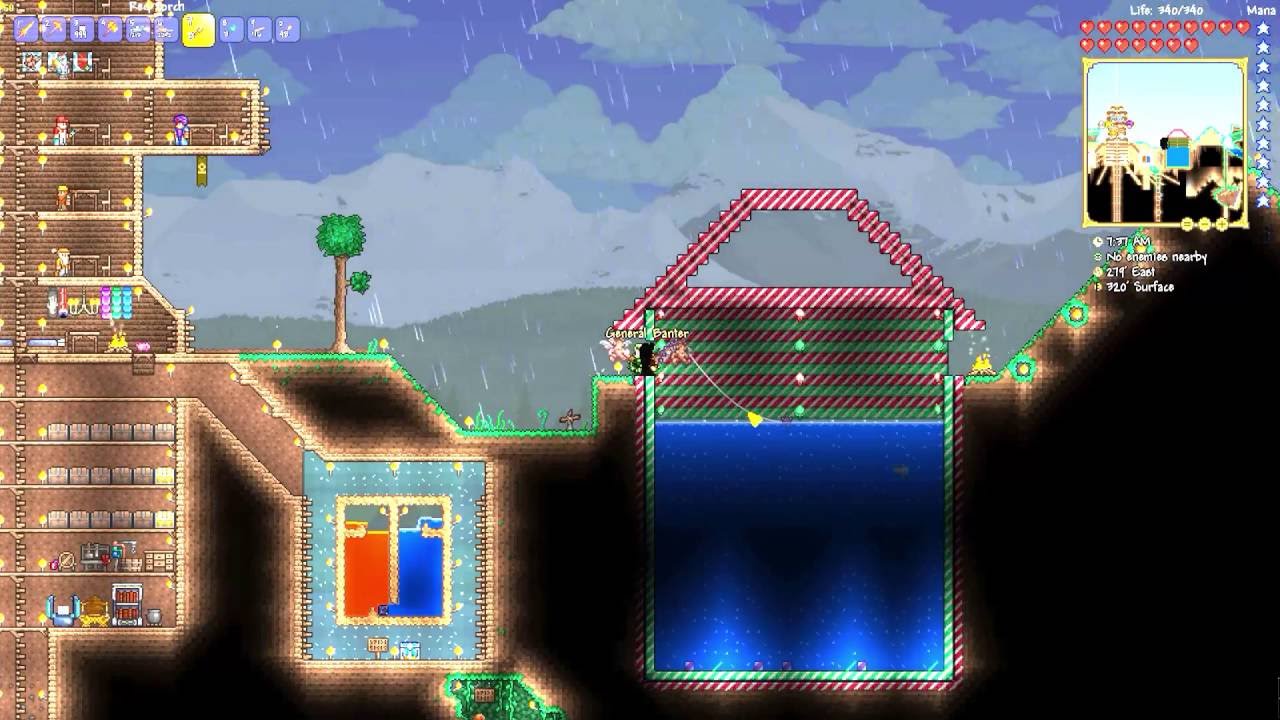 Terraria 1.3: Fishing Shack [21] - YouTube