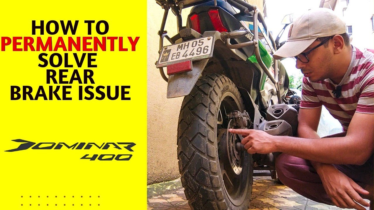 Permanently Solve Rear Brake Issue Dominar 400/250 - YouTube