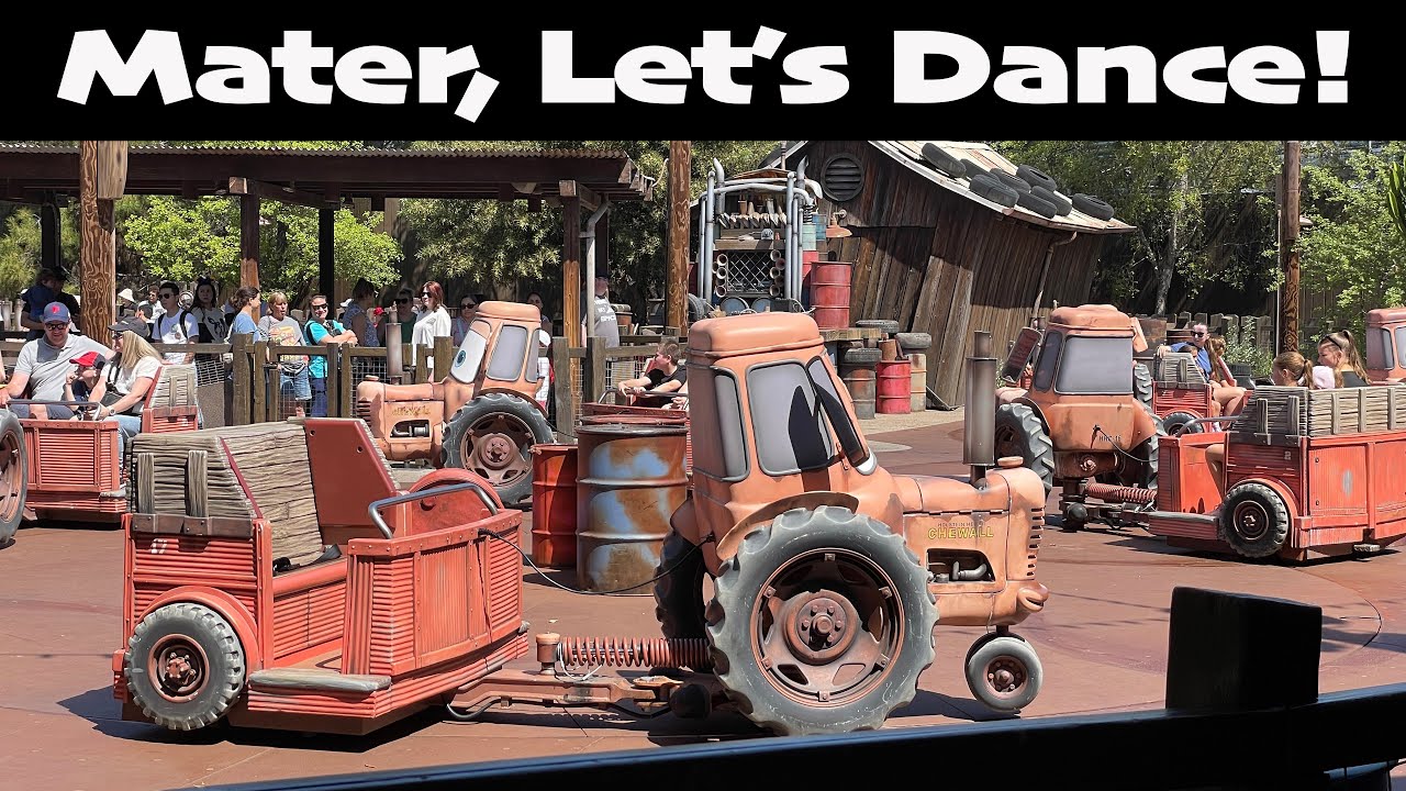 Mater's Junkyard Jamboree | Disney California Adventure Ride [2024 ...