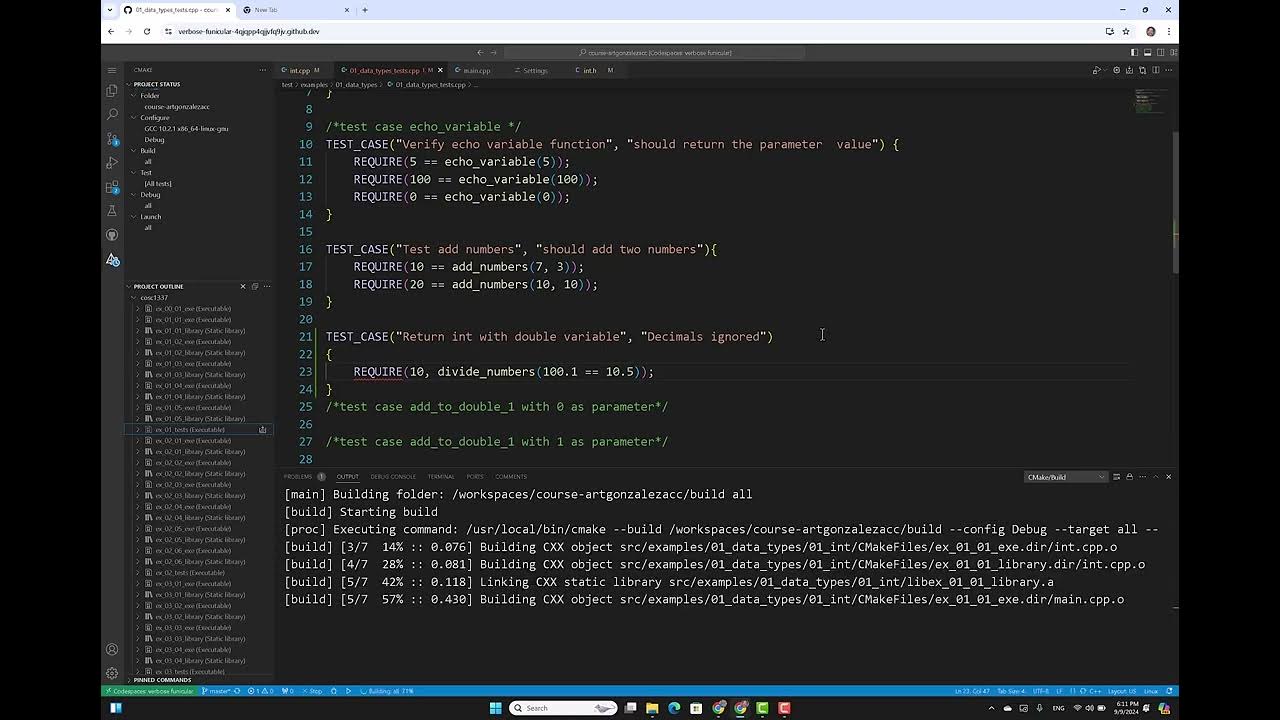 090924 COSC 1337 C++ ints and doubles - YouTube