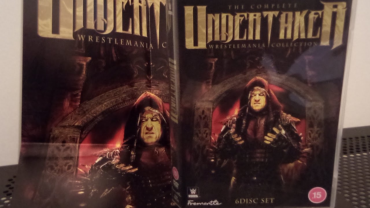 The Complete Undertaker Wrestlemania Collection unboxing WWE 6 Disc set - YouTube