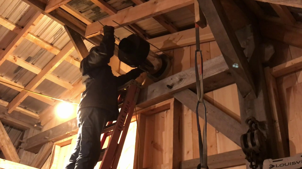 Wood Stove and Chimney Installation is Complete, Our First Fire in the ...