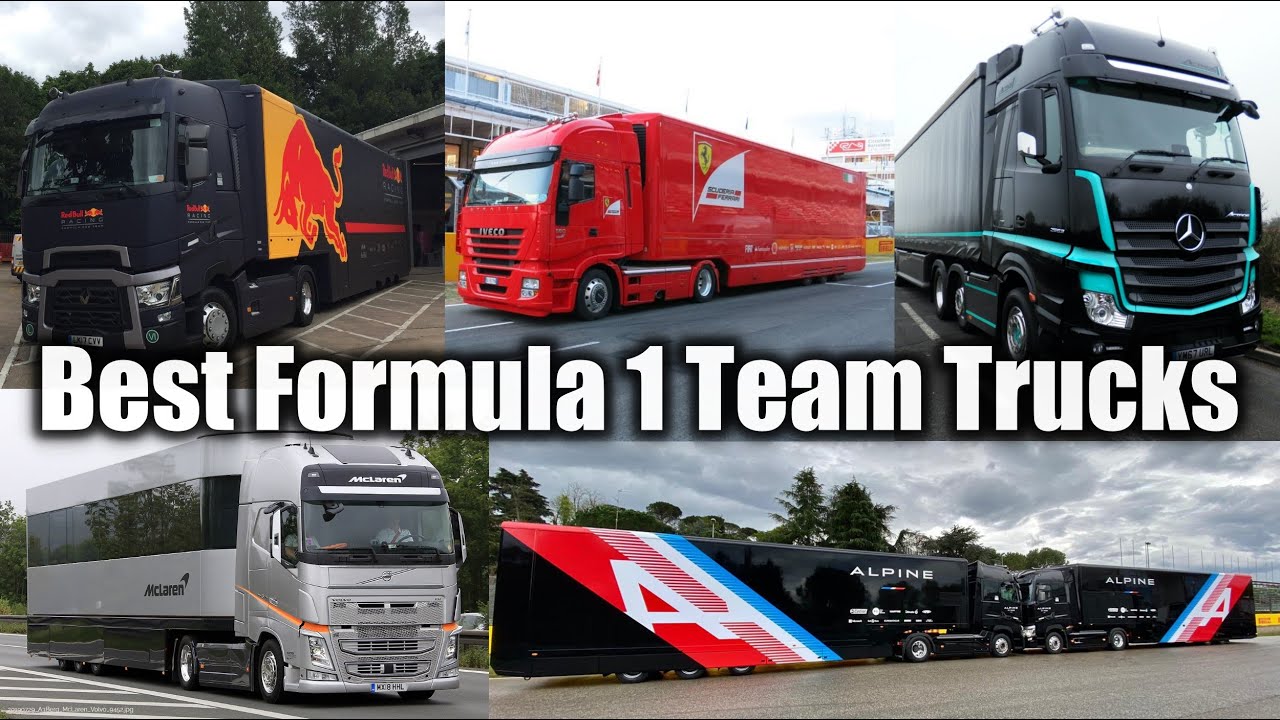 Best Formula1 Team Trucks - YouTube