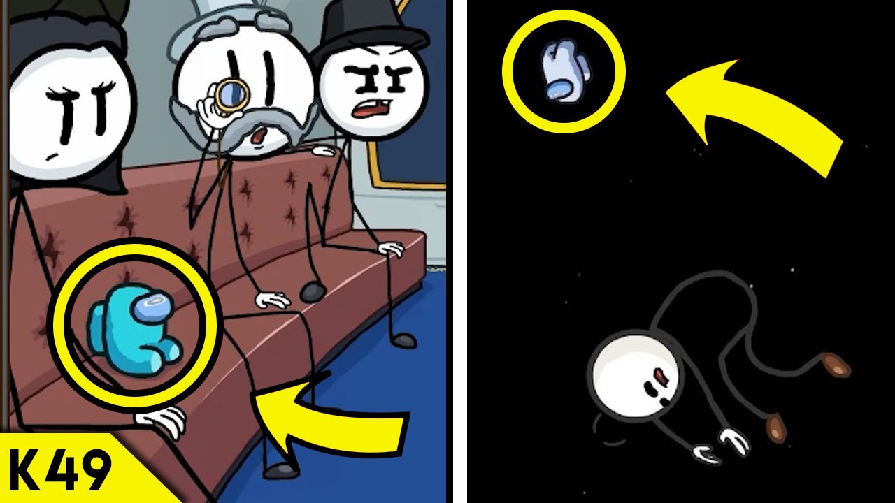 All References to Among Us in Henry Stickmin Collection (The Airship ...