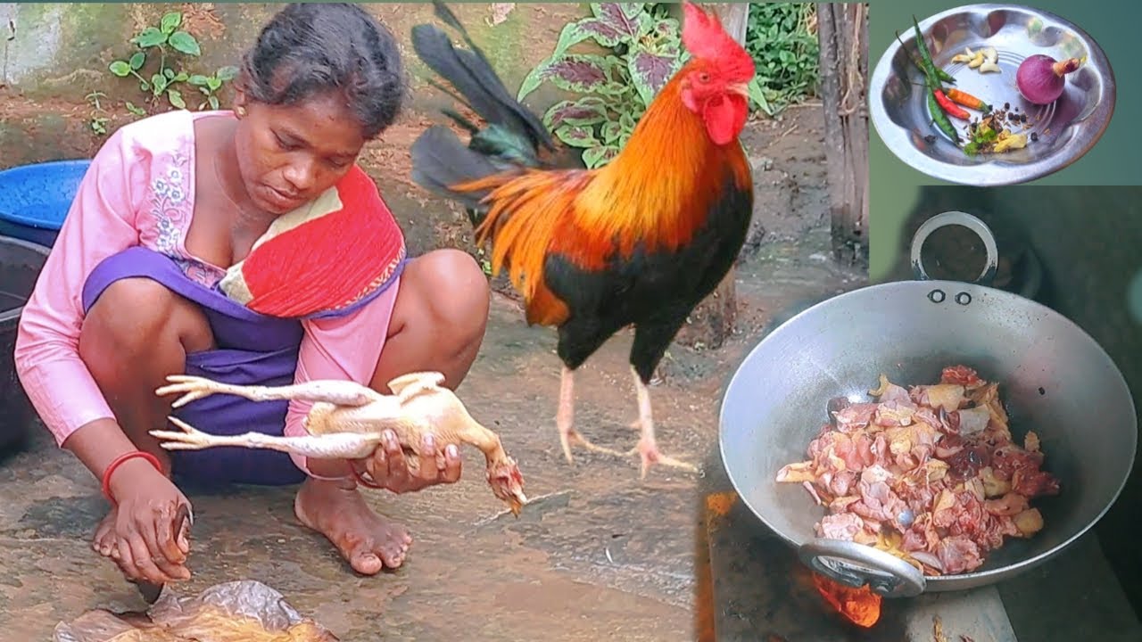 Desi murga chicken curry recipe village traditional style cooking ...