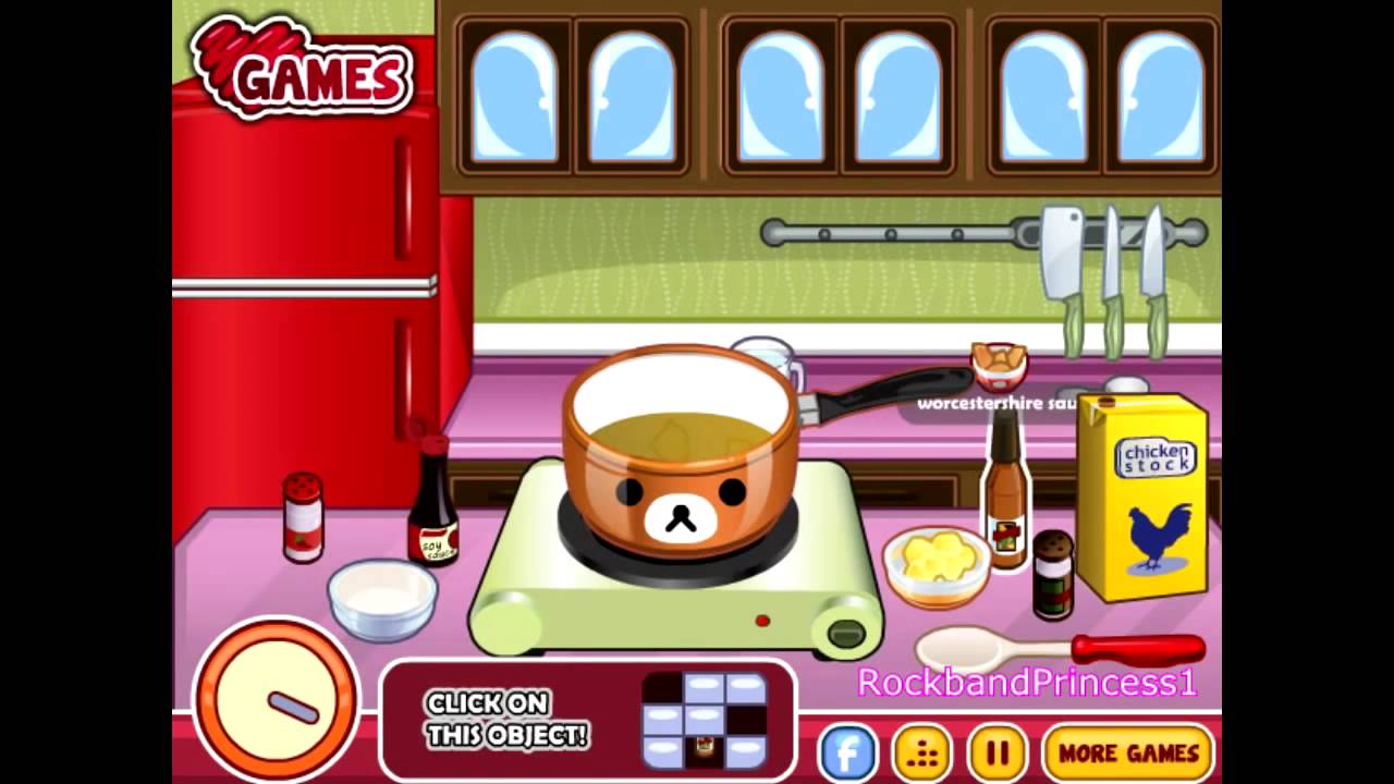 0141 Barbie Games Chicken Ramen Barbie Cooking Games - YouTube