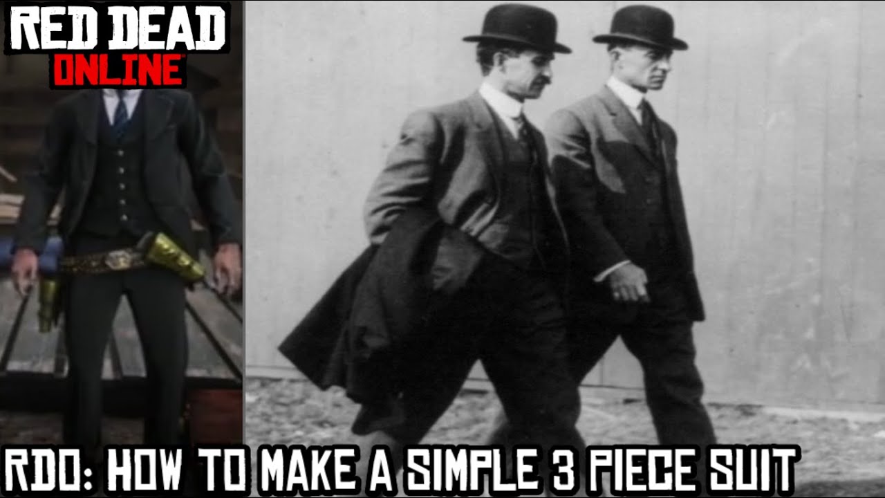 RDO: How to Make a Simple 3 Piece Suit - YouTube