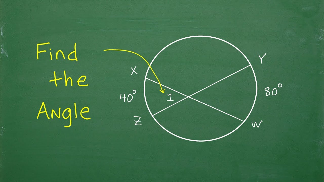 Circle Chords / Angle Problem (High School Geometry) - YouTube
