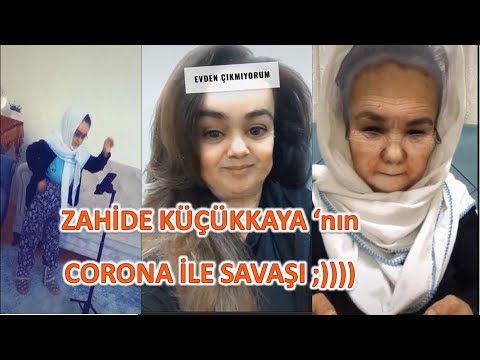 Zahide  KÜÇÜKKAYA 'nın CORONA İLE SAVAŞI -  EN KOMİK VİDEOLARI - TİKTOK SEÇMELER - tik tok