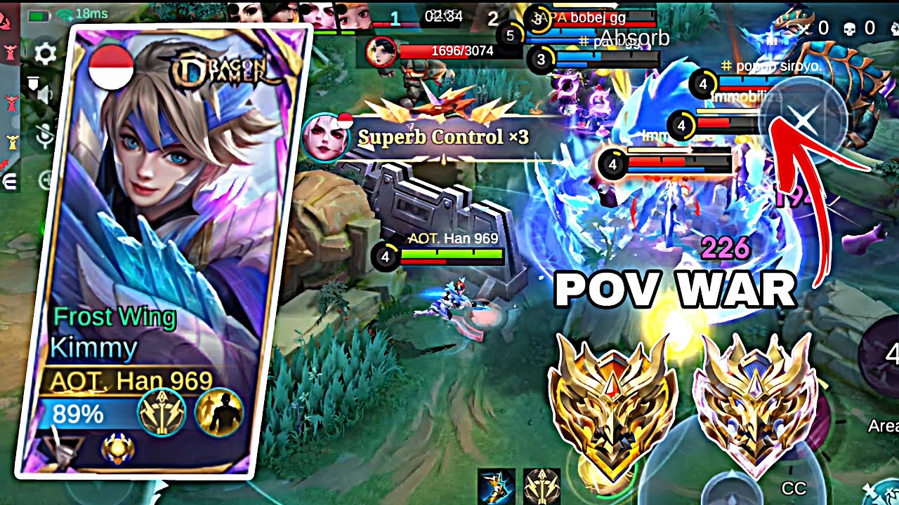 BEGINILAH GAMEPLAY MAKRO-MIKRO BERMAIN KIMMY DIRANK MITIK GLORY-IMORTAL ...