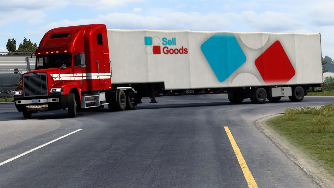 799 / ATS 1.46 / Freightliner FLD / K-DOG_s-Map-America-v1.46c ...