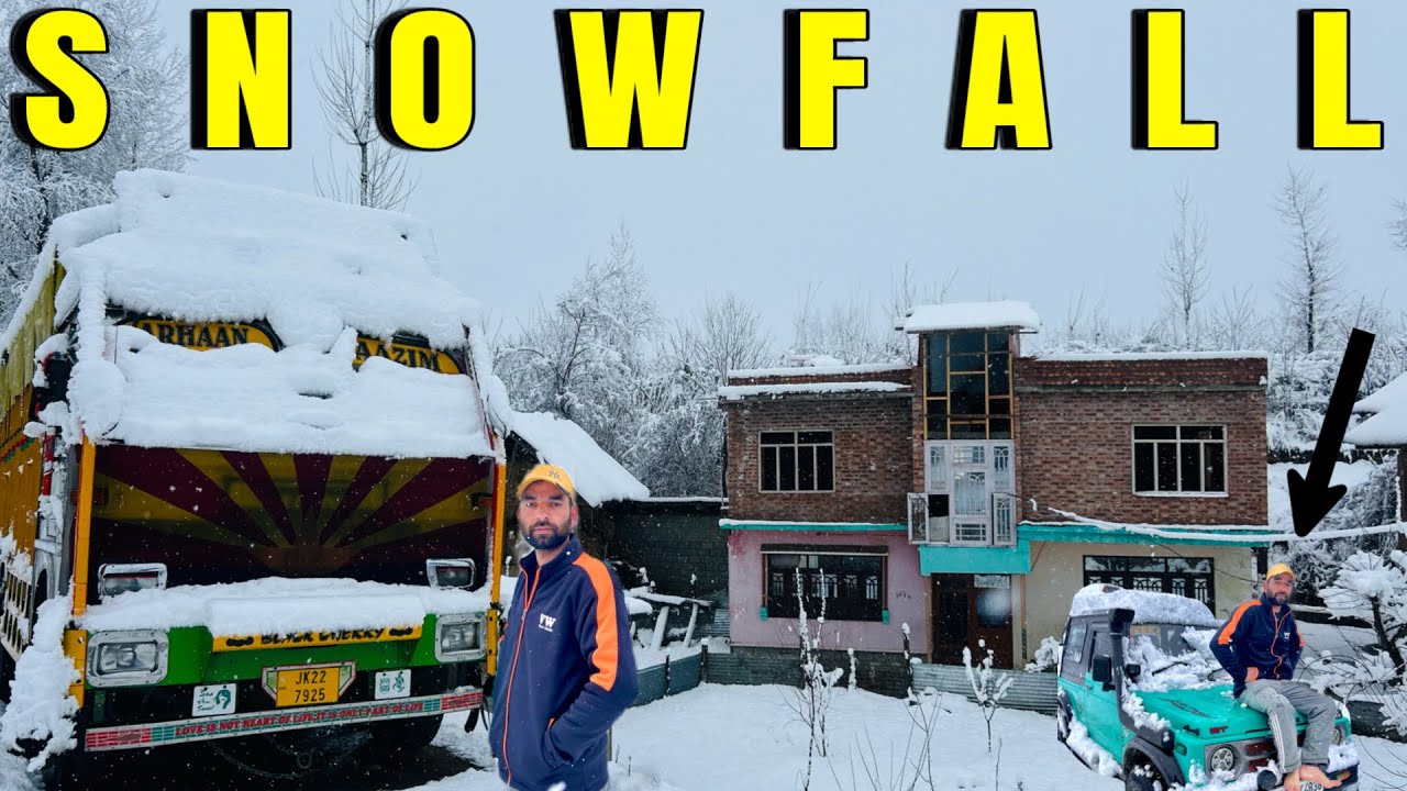 Live Snowfall In Kashmir ⛄️ || First Snowfall In Kashmir 2024 🥰 ...