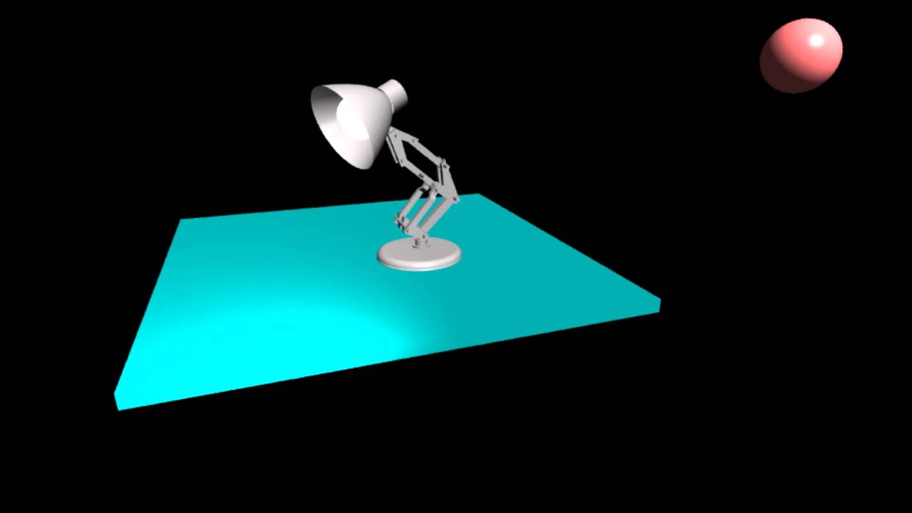 CMM114 Luxo (Pixar Lamp) by Pixie - YouTube
