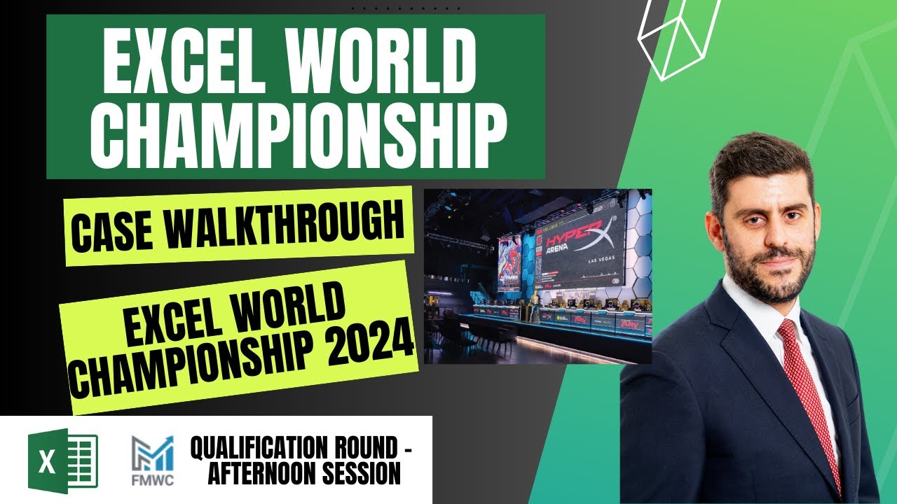 Excel World Championship 2024 - Qualification Round Walkthrough ...