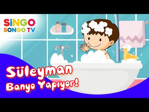 SÜLEYMAN Banyo Yapıyor 🛁 – SingoSongo TV I İsme Özel Çocuk Şarkıları 🎶