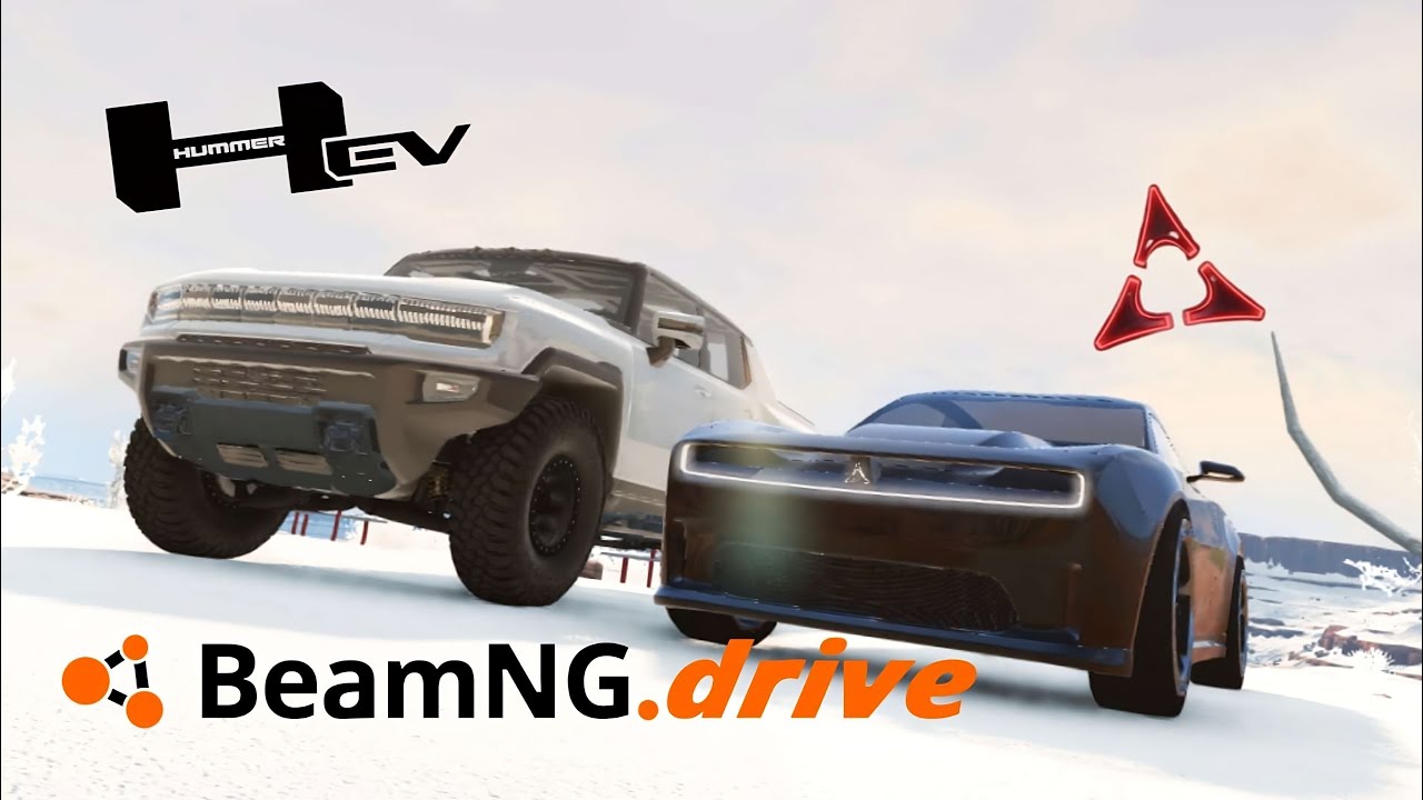 NEW Dodge Charger EV And GMC Hummer EV BeamNG Drive Mods! - YouTube