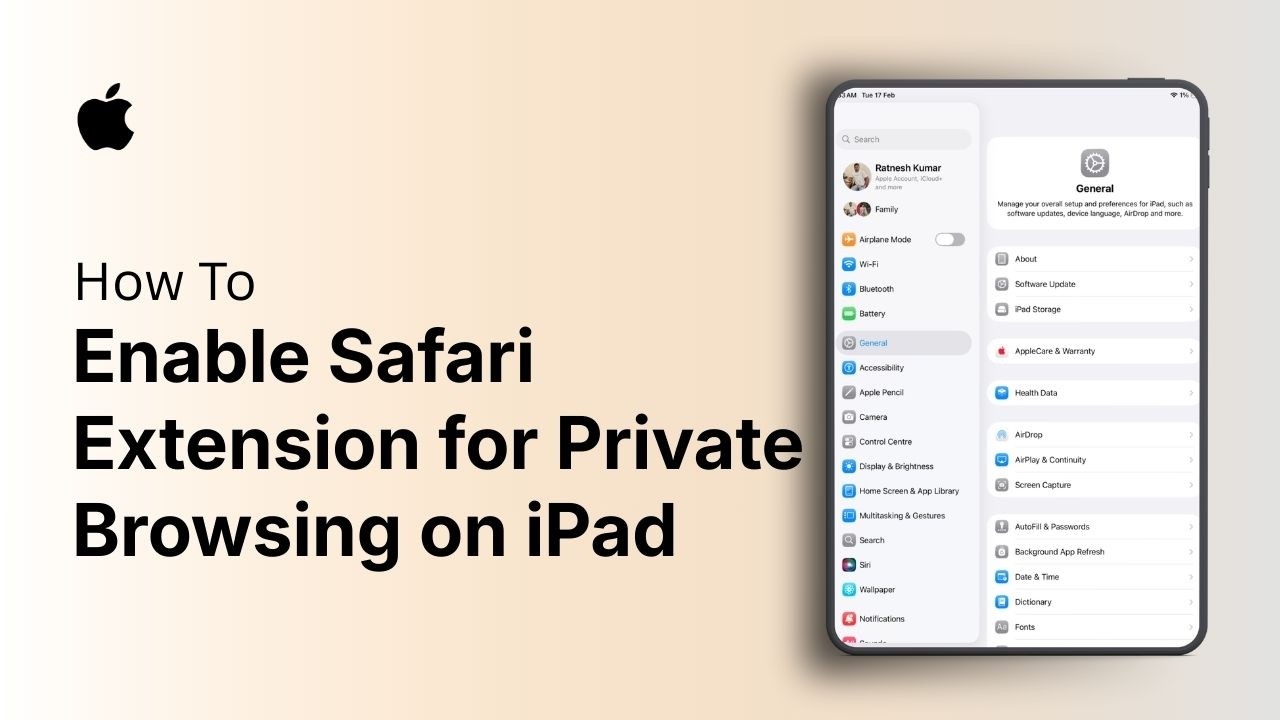 How to Enable Safari Extension for Private Browsing on iPad - YouTube