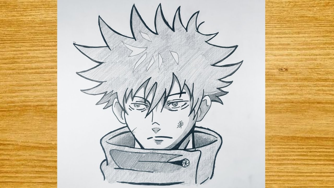 HOW TO DRAW MEGUMI | FROM JUJUTSU KAISEN - YouTube