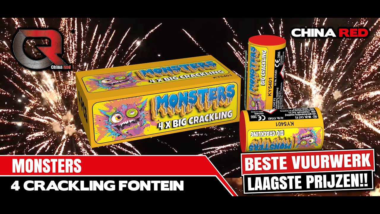 MONSTERS - China Red voor echt vuurwerk! Are These The CRAZIEST ...