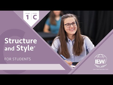 Learn More about Structure and Style for Students: Year 1 Level C!