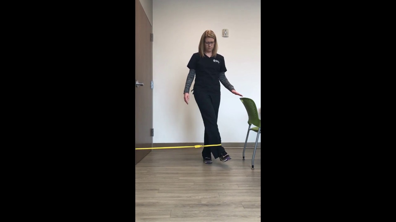 Dr. Jacobson - 4 Way Hip with Theraband - YouTube