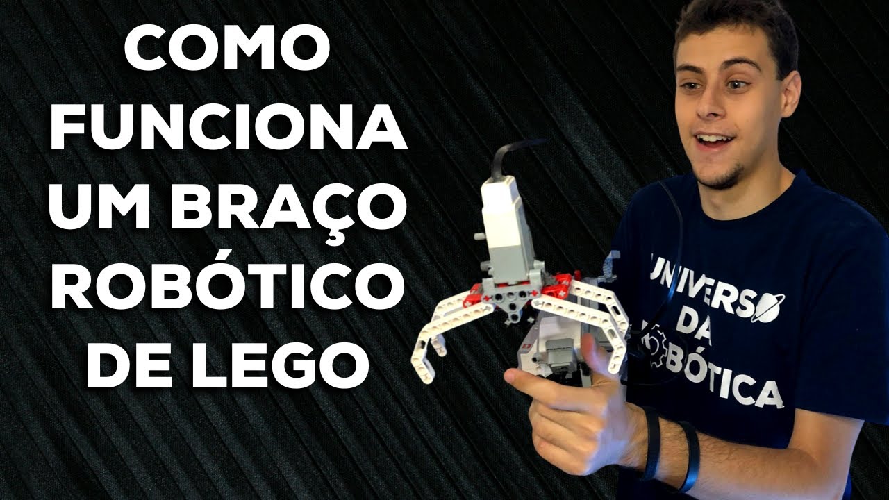COMO FUNCIONA UM BRAÇO ROBÓTICO DE LEGO | MONTAGEM ROBÓTICA LEGO EV3 ...