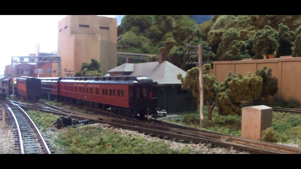 My N Scale Layout: A CP Passenger Train Service - YouTube