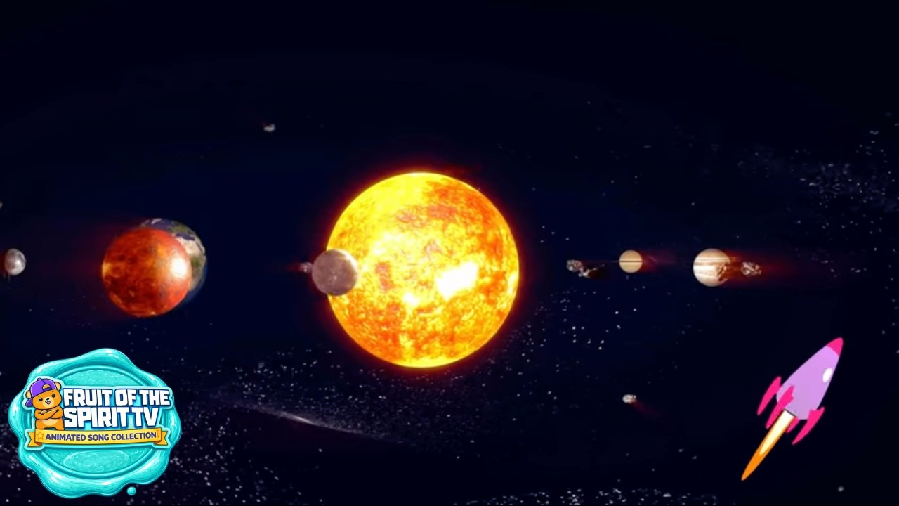 PLANETS SPINNING ROUND & ROUND | God’s Creation Song for Kids 🚀 - YouTube