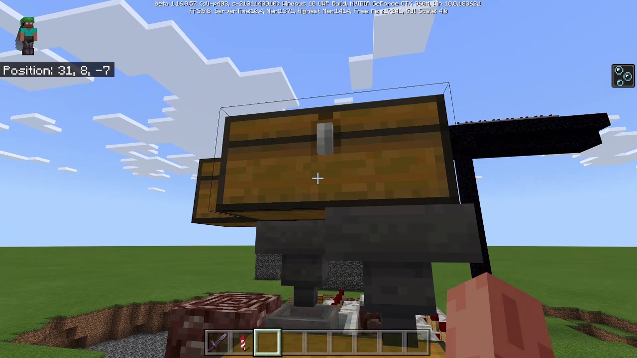 Minecraft redstone 1 super smelter - YouTube