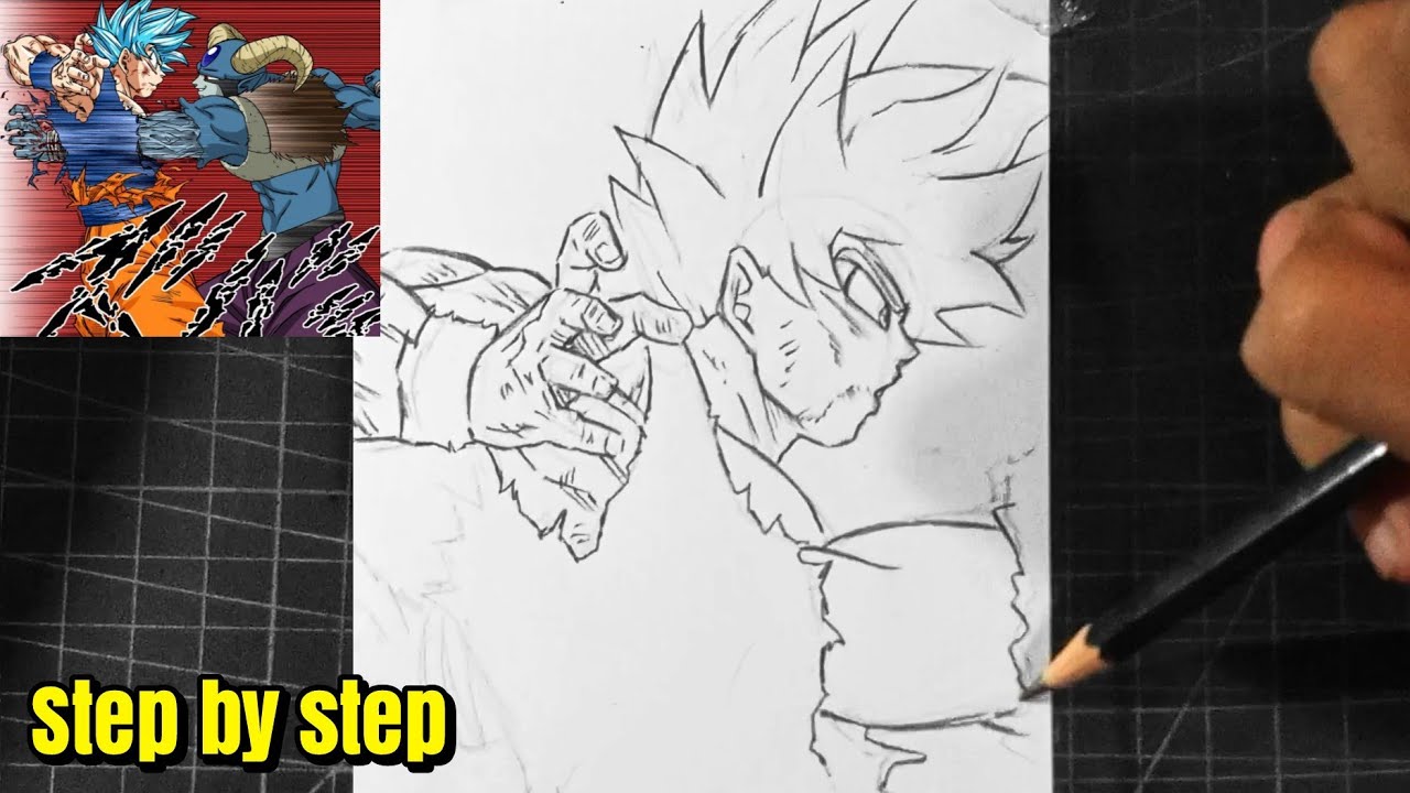 Drawing Coldest Moments In Anime - Goku Stabbed By Moro - Dragon Ball ...