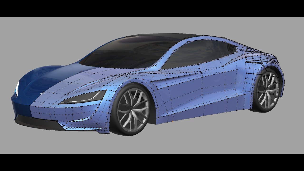 Tesla Roadster / Car Modeling / Catia V5 / Imagine & Shape - YouTube
