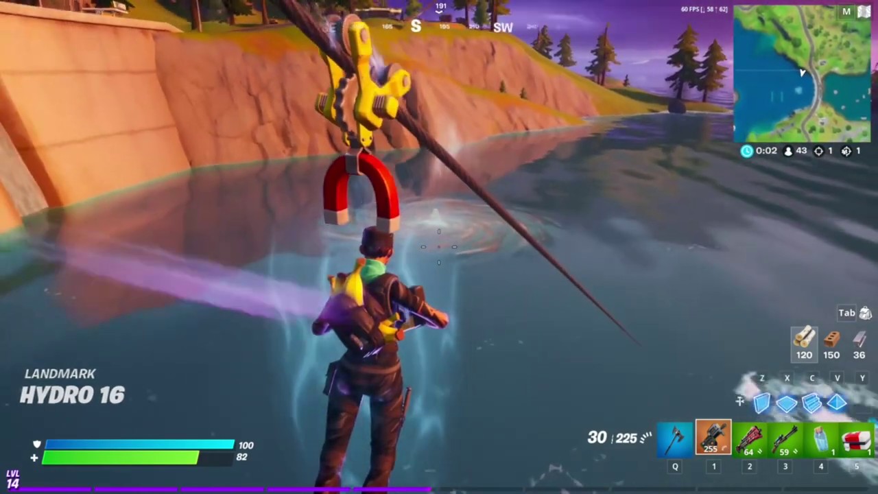 Deal damage within 10s of landing from the Whirlpool at Hydro 16 ...