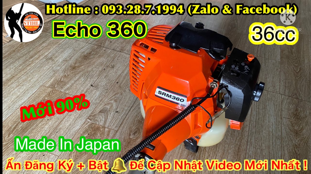 Máy Cắt Cỏ Echo Kioritz SRM360 Bãi Nhật Đẹp 90% Cực Chất / 0932871994 - YouTube