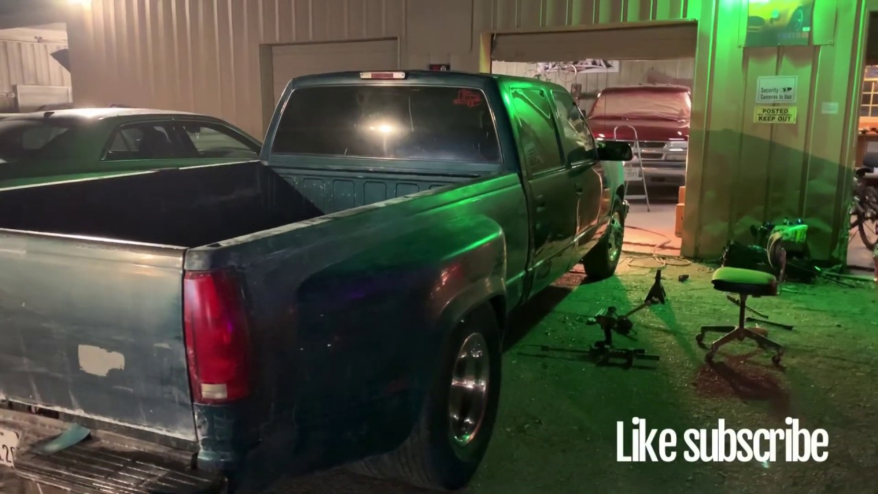 Lowered 454 dually build - YouTube
