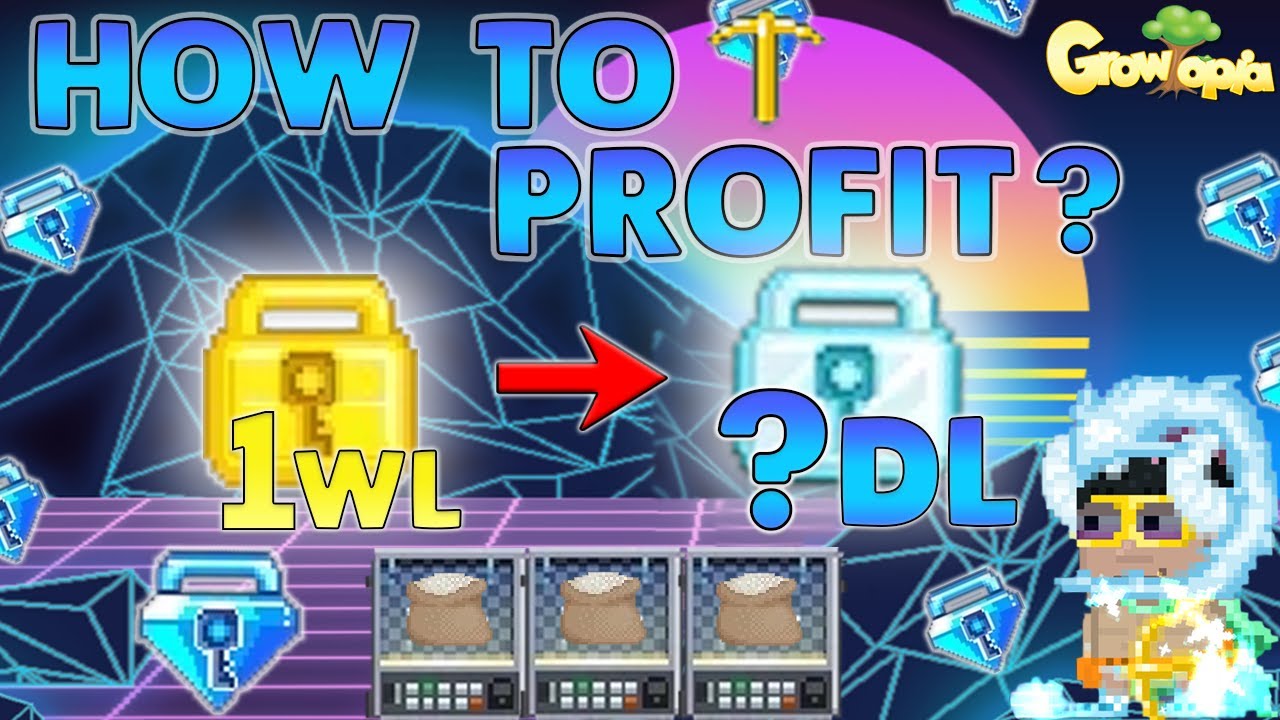 GETTING PROFIT USING 1 WL TO DL? - GROWTOPIA - YouTube