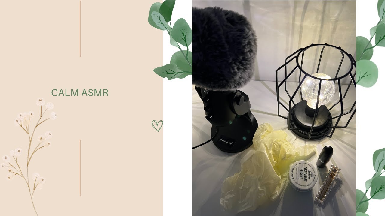 Calm ASMR with gloves. Beautiful sounds to help you sleep or relax ...