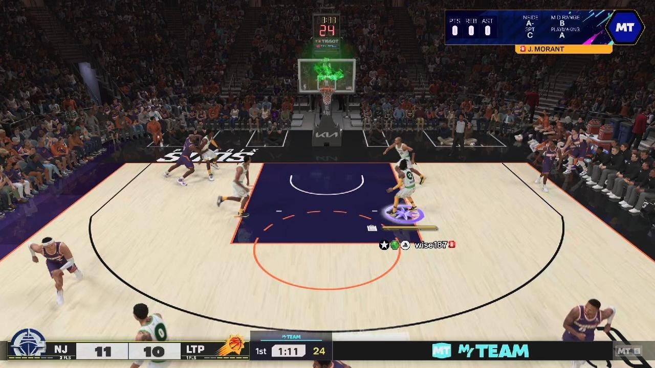 NBA 2K25 everything he shot was green - YouTube