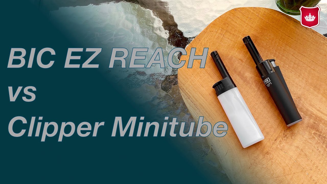 BIC EZ REACH vs Clipper Minitube - Na grilla, do świec i nie tylko ...