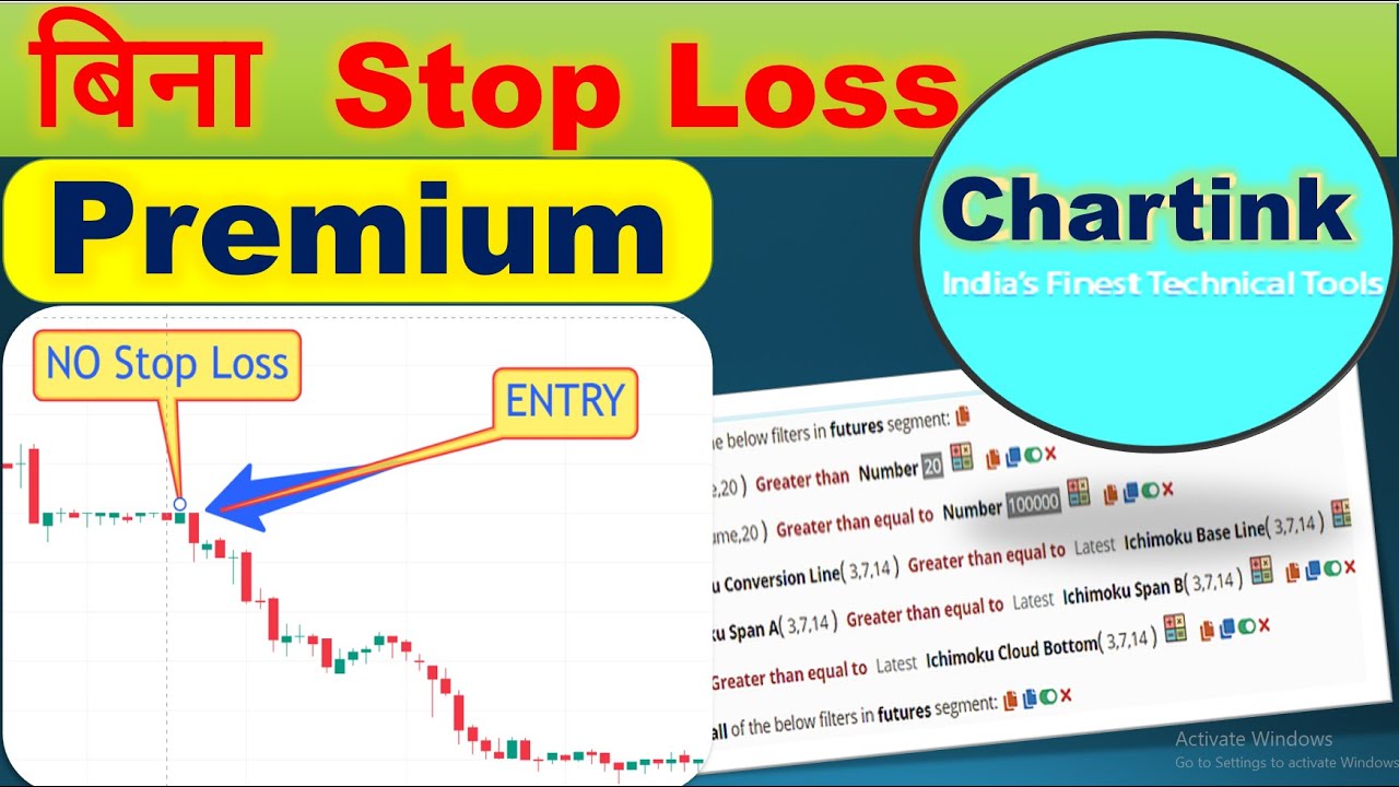 No Stop Loss Strategy screener chart ink scanner || chartink screener ...